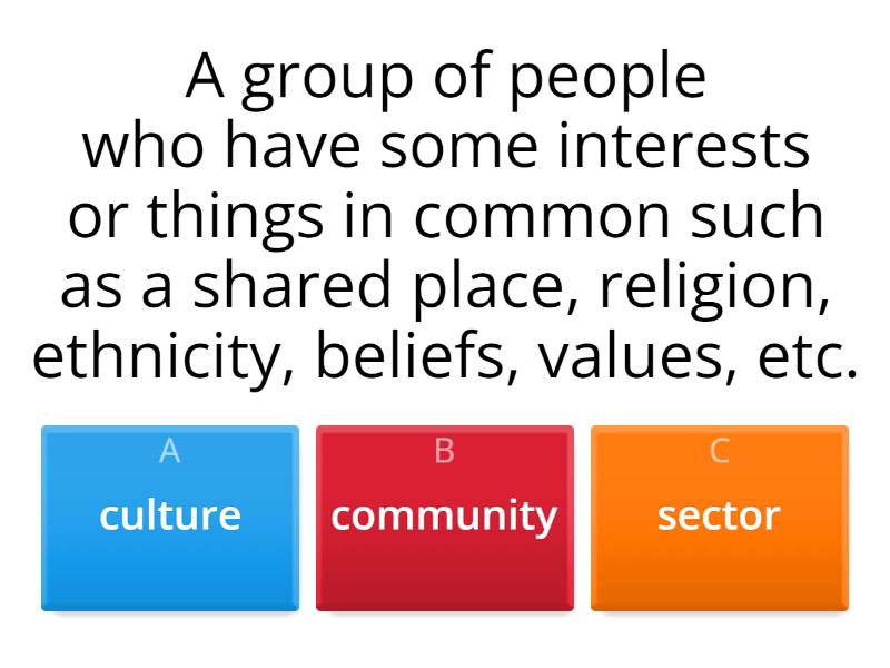 Civics Vocabulary - Quiz