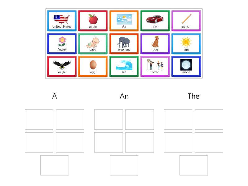 Article Sorting - Group sort