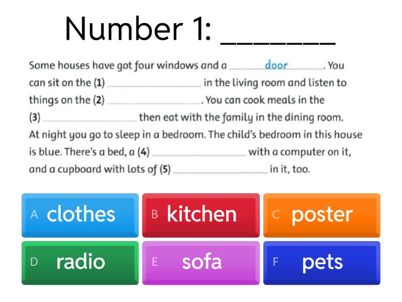 READ AND CHOOSE THE BEST WORDS - Quiz