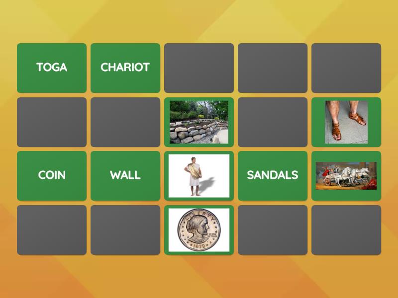 MEMORY GAME (6º) - UNIT 5 - Matching pairs