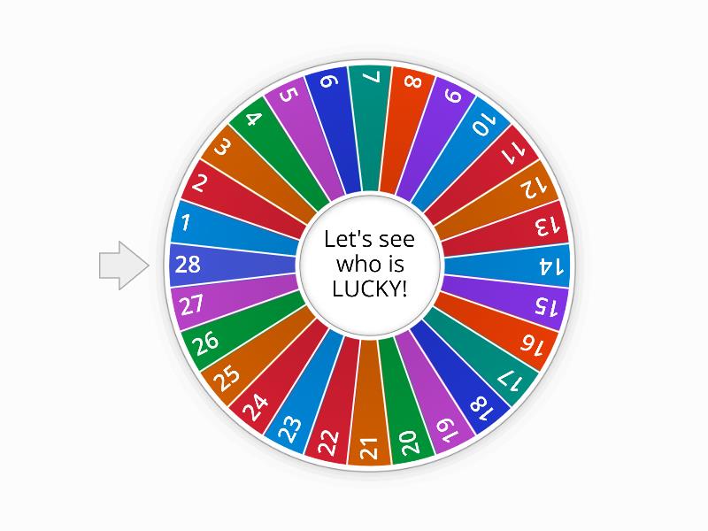 Lucky Draw! - Spin the wheel