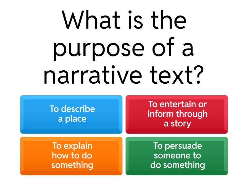 Narrative Text - Quiz