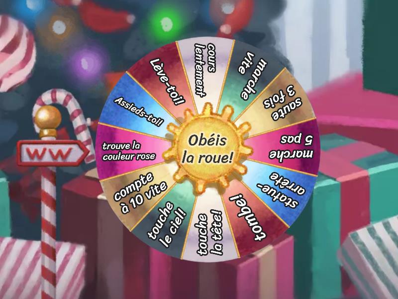 Brain break français! - Spin the wheel