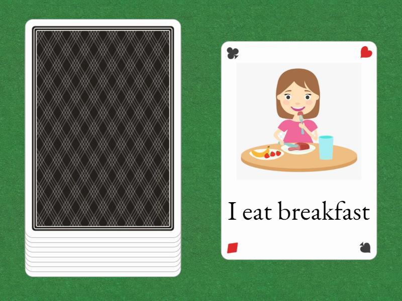 Daily Routines - Speaking cards