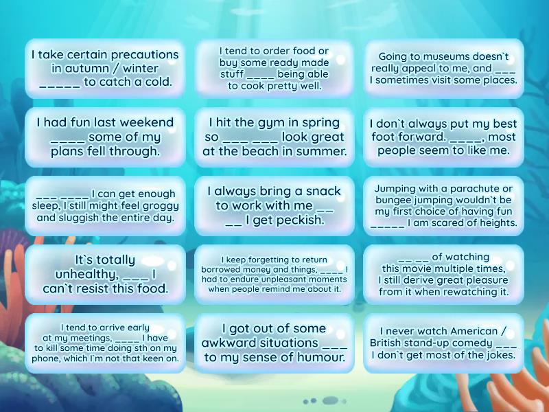 Discourse markers: linkers 1B - Flip tiles