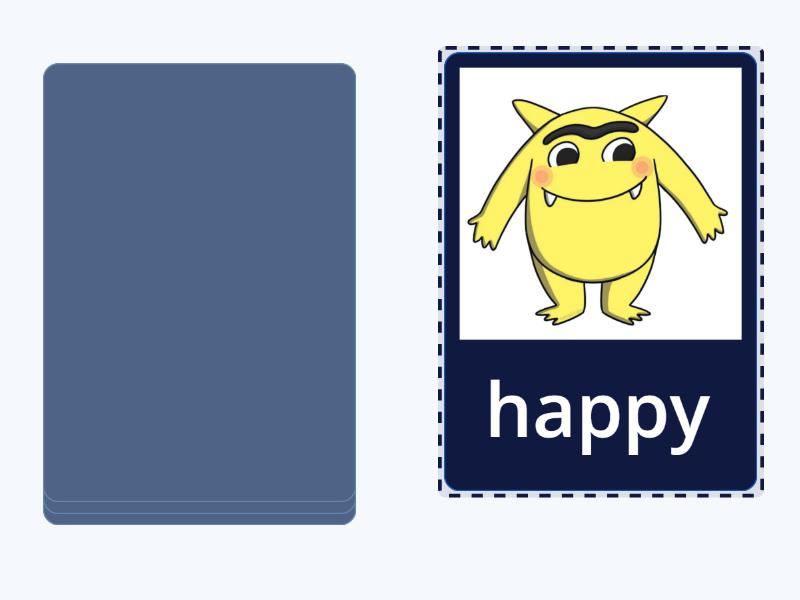 KB1. Emotions (the colour monster) (flashcards) - Speaking cards