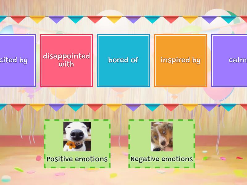 Emotions A2-B1 Level 1 - Speed sorting