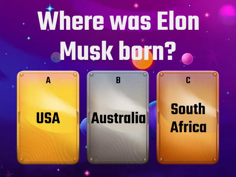 Elon Musk - Quiz - Questionário