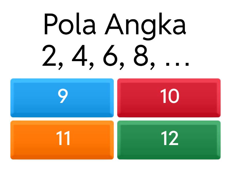 Pattern Recognition (Pengenalan Pola) - Kuis