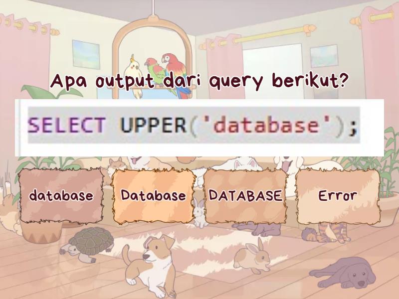 Latihan Soal Function Quiz