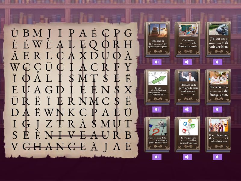 Le verbe « avoir » au passé composé - So'zlarni qidirish