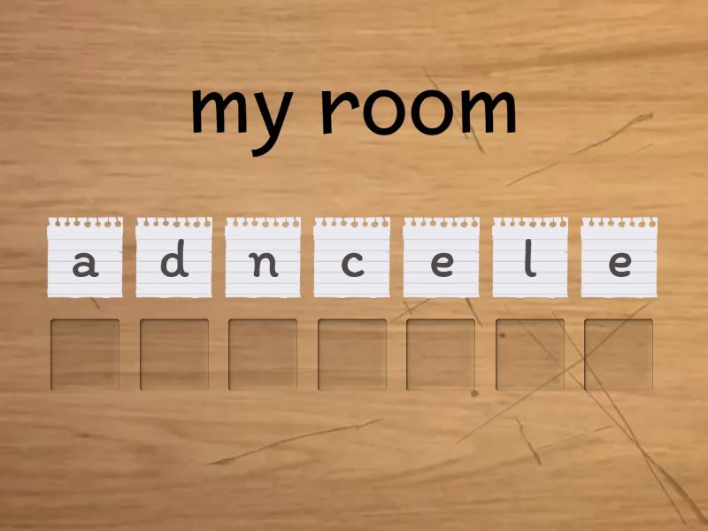 HWG8 U2單字 - Anagram