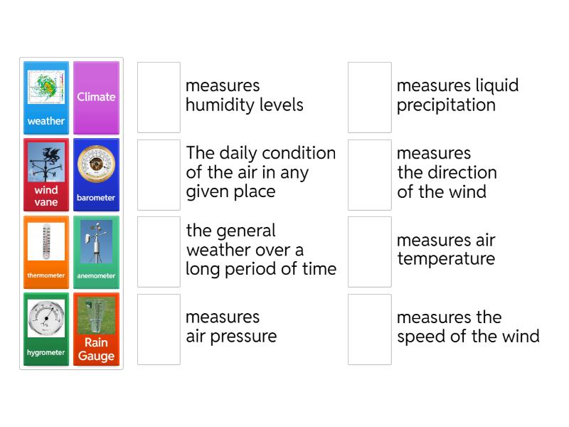 Weather Instruments - Match up