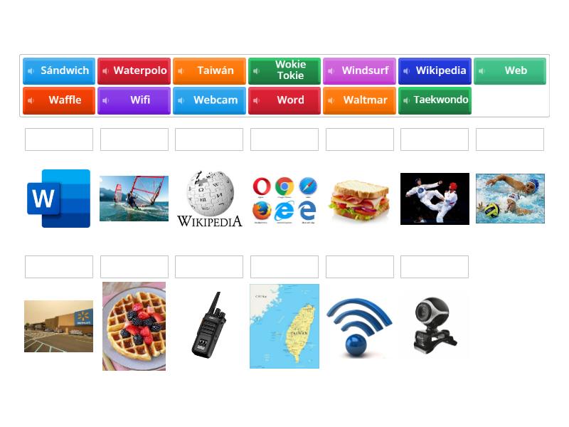 1.-ULP: PALABRA + IMAGEN - WA WE WI WO WU - Une las parejas