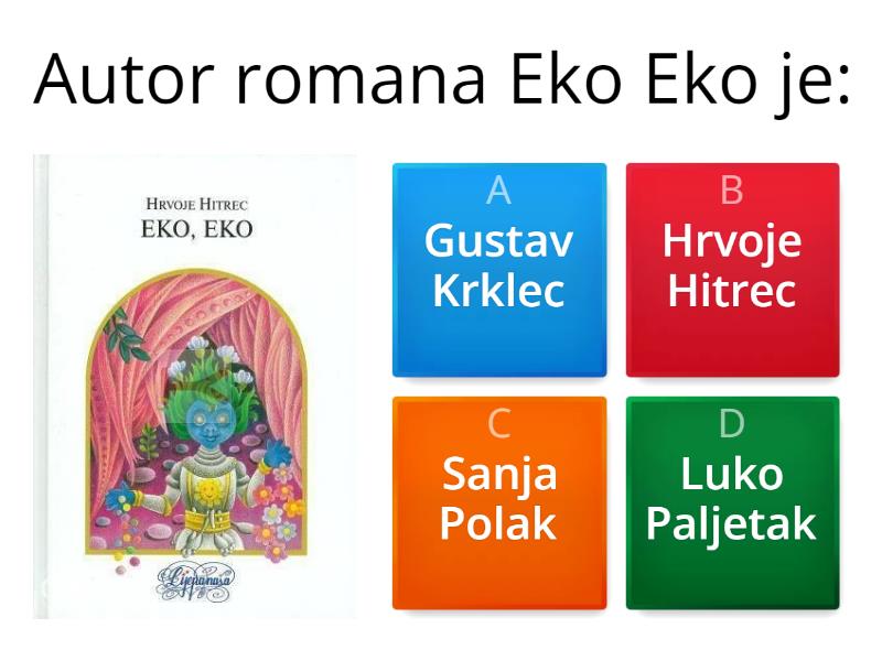 Eko Eko , lektira - Kviz
