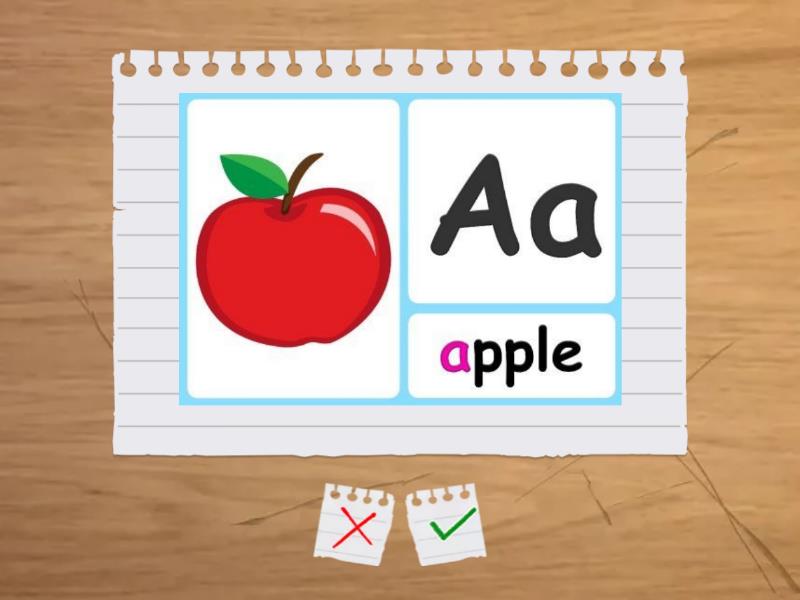 Letter Sounds - Flash cards