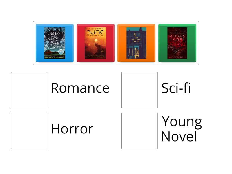 ¿Guess the genre by the picture? - Match up