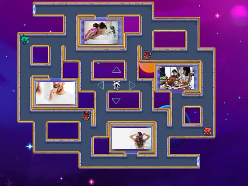 u6 words - Maze chase