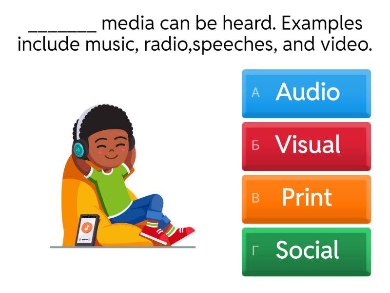 The Types of Mass Media - Quiz