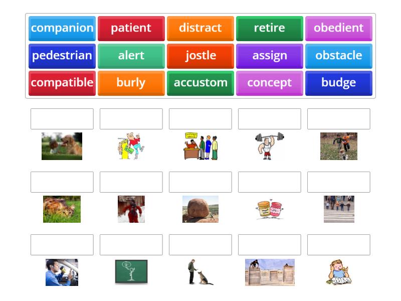 Wordly Wise Book 5 Lesson 1 - Une las parejas