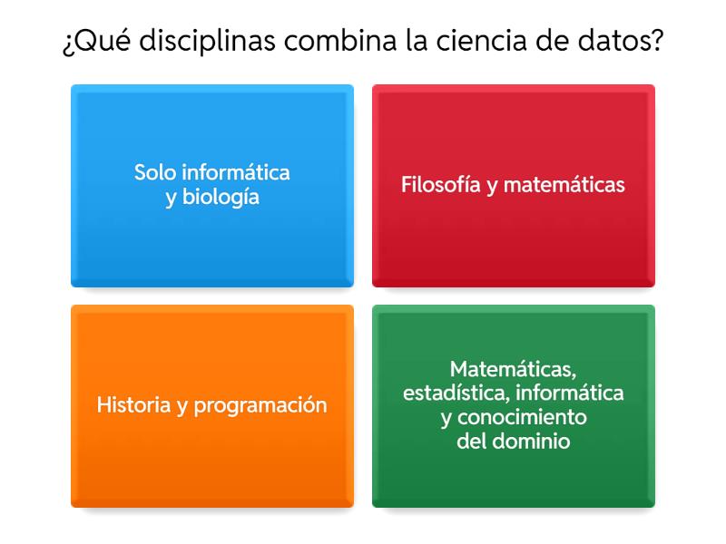 ciencia de los datos - Quiz