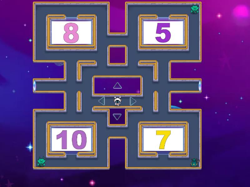 I numeri da 0 a 10 - Maze chase