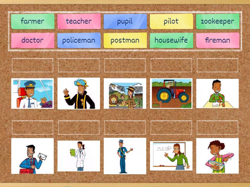 Unit 4 (Jobs) - Match up