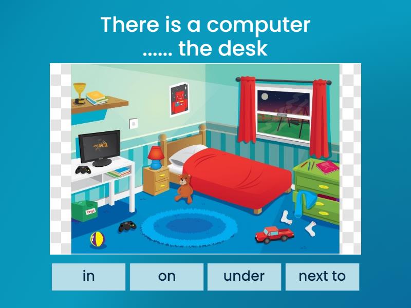 Prepositions of place (in/on/under/in front of/behind/next to/between ...