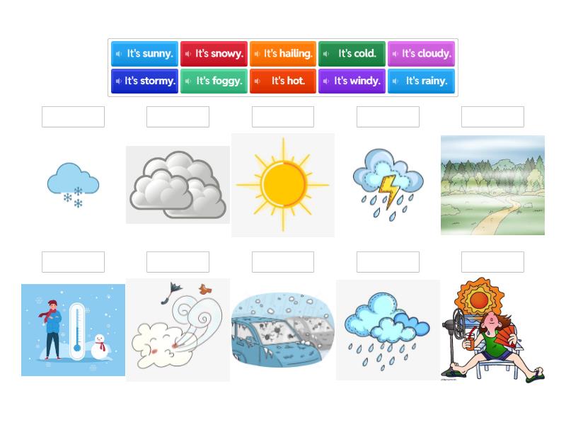 Unit 7 - Weather - Match up