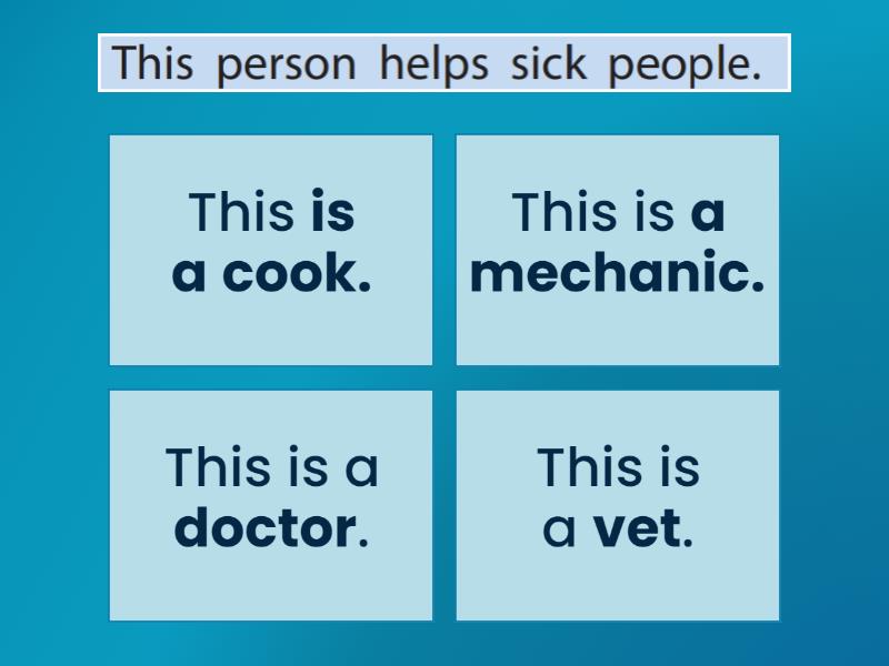 Task 2. Reading. What profession is it? Part 2 - Quiz
