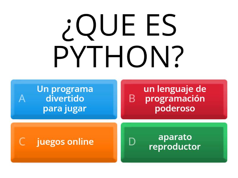 cuestionario del programa python y variables julian n.r omar s.m - Quiz