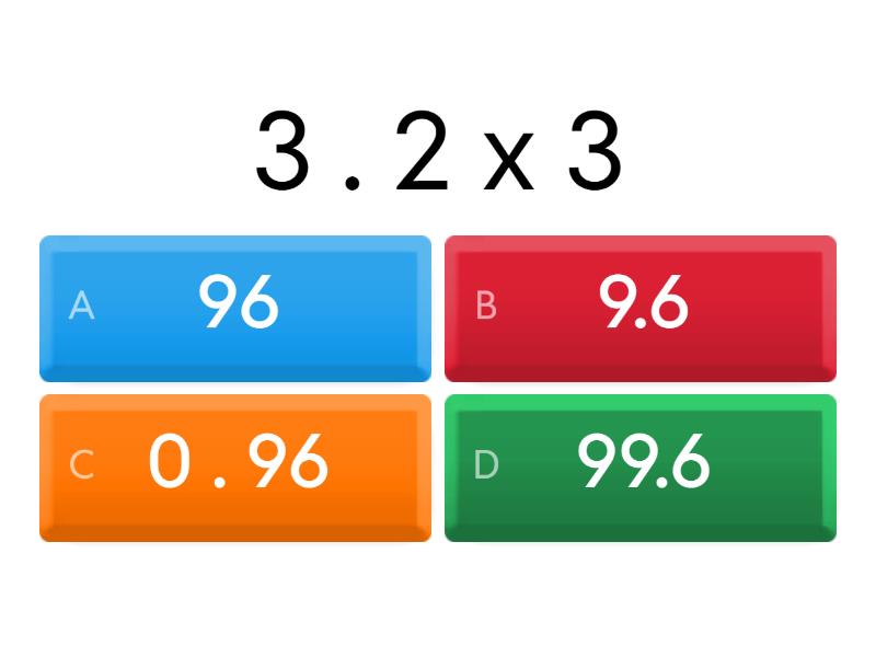 Exit Ticket_Multiplying Decimals - Quiz