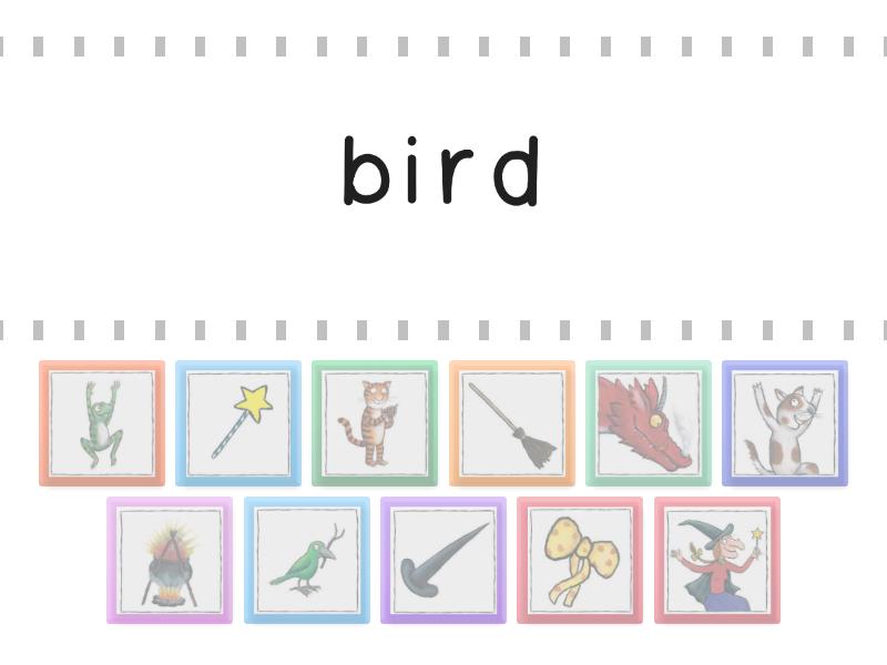 Room on the broom - Find the match