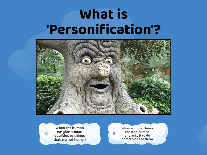 Personification, Metaphor and Alliteration - Quiz