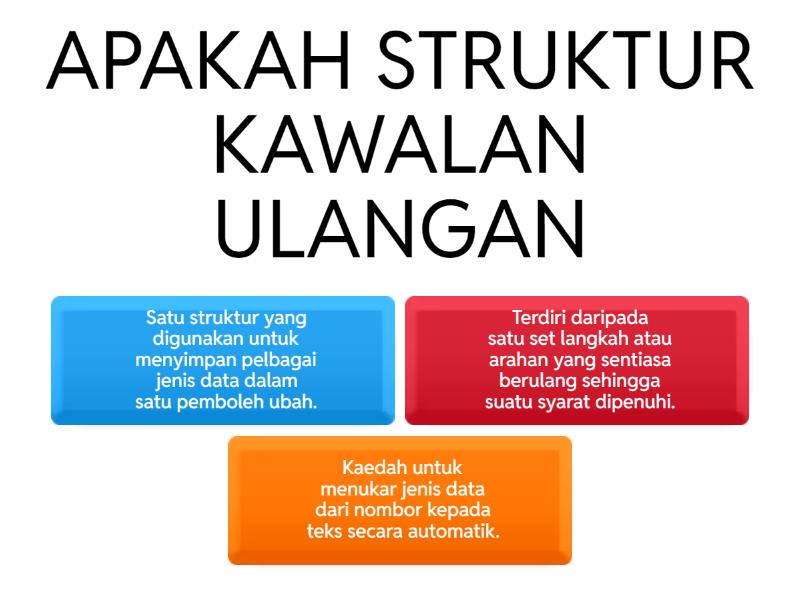 STRUKTUR KAWALAN ULANGAN FOR - Cuestionario