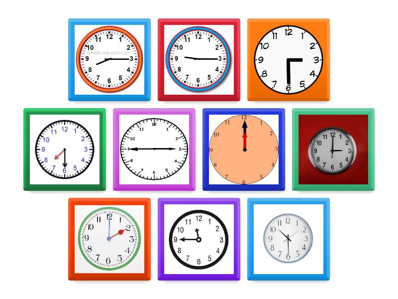 Guess the time - Flip tiles