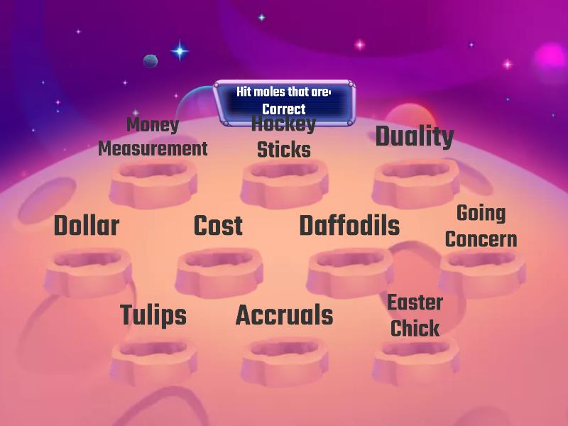 Financial Word Whack - Whack-a-mole