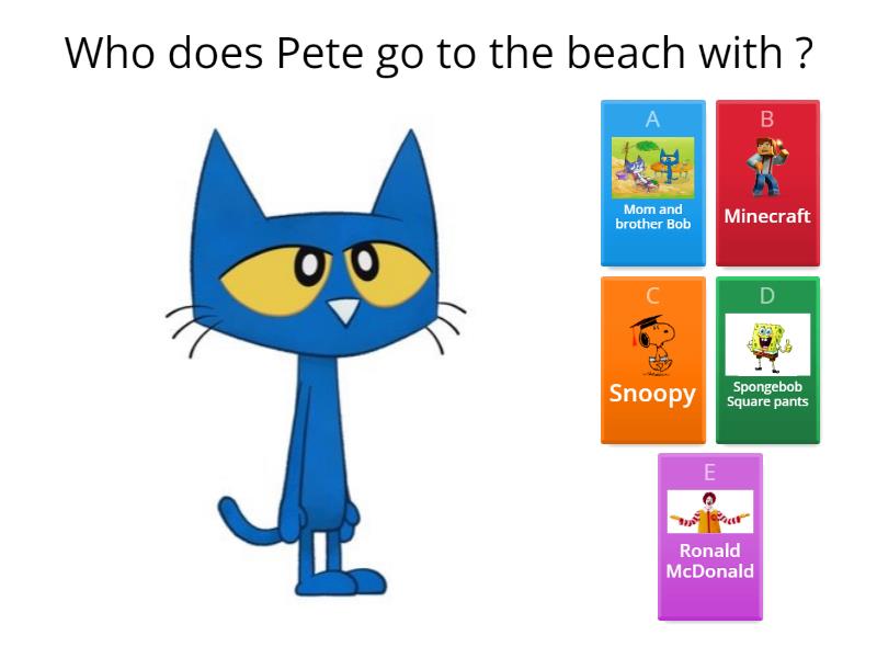 Pete the Cat At the Beach - Quiz