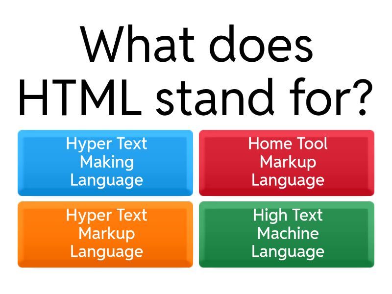 HTML Basics grade 8 - Quiz