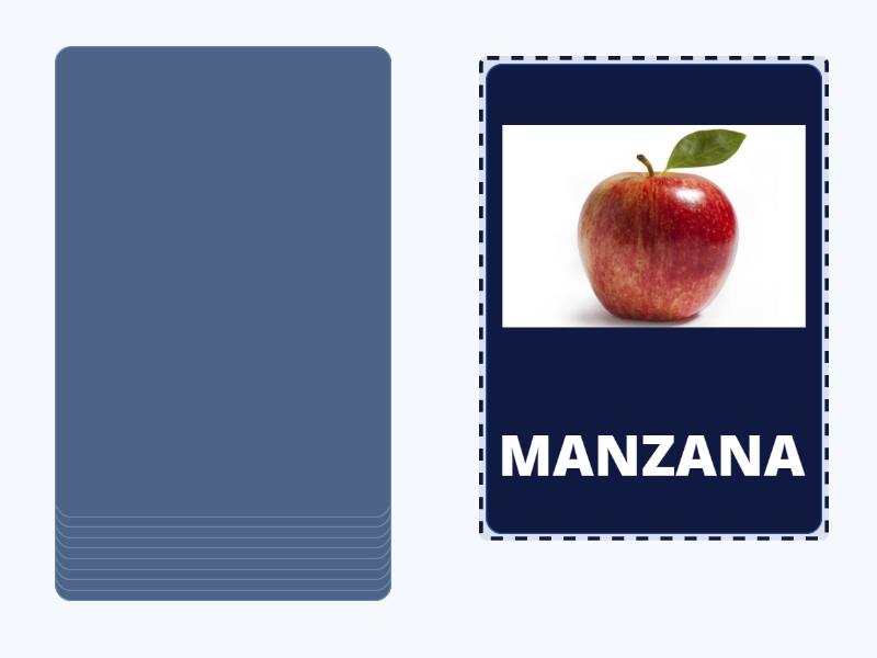 FRUTAS - Speaking cards