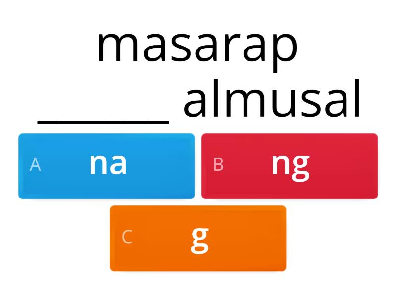 na, ng, at n - Quiz