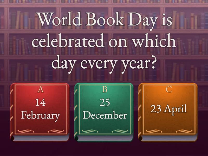 on World Book Day - Quiz