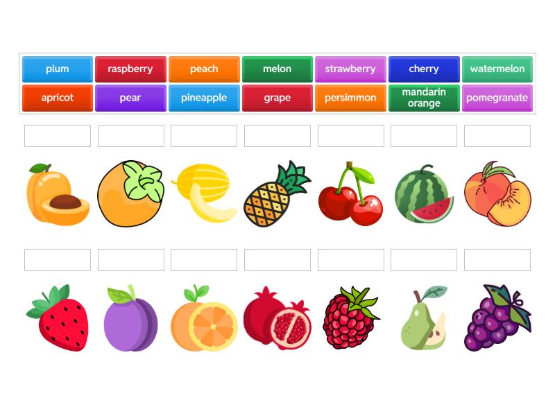 Fruits - Match up