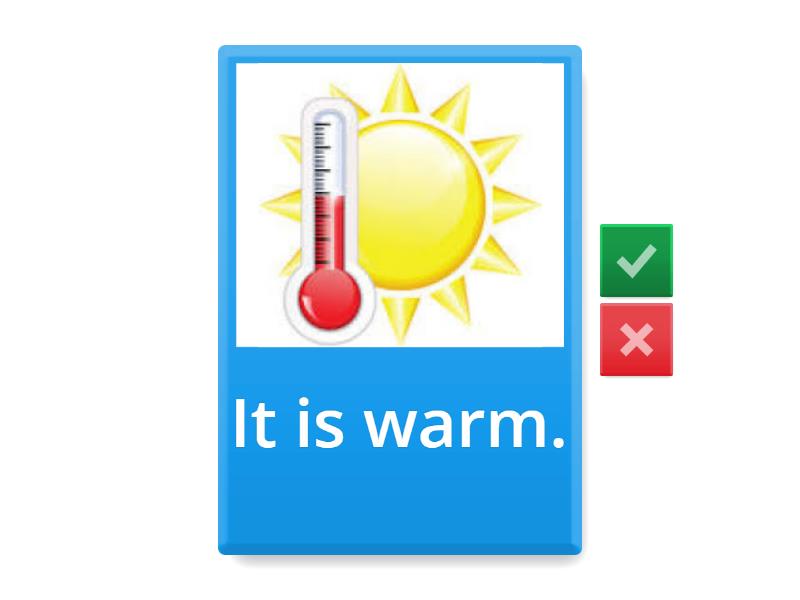 Weather_Vocabulary Level A1 - Flash cards