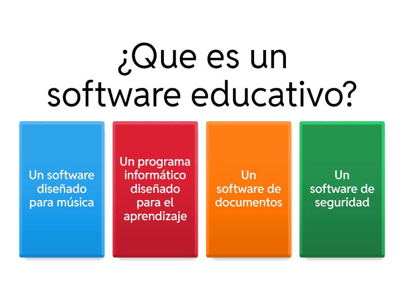 Software educativo - Quiz