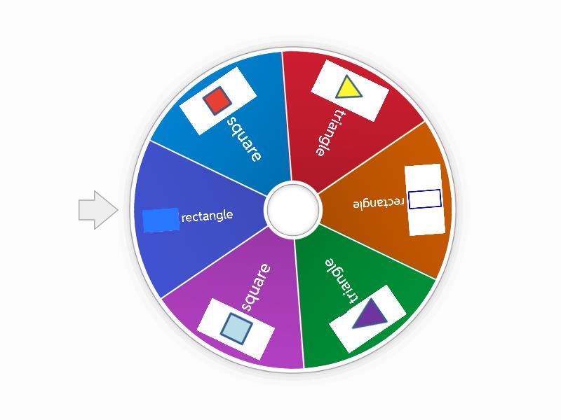 2D Shape - Spin the wheel