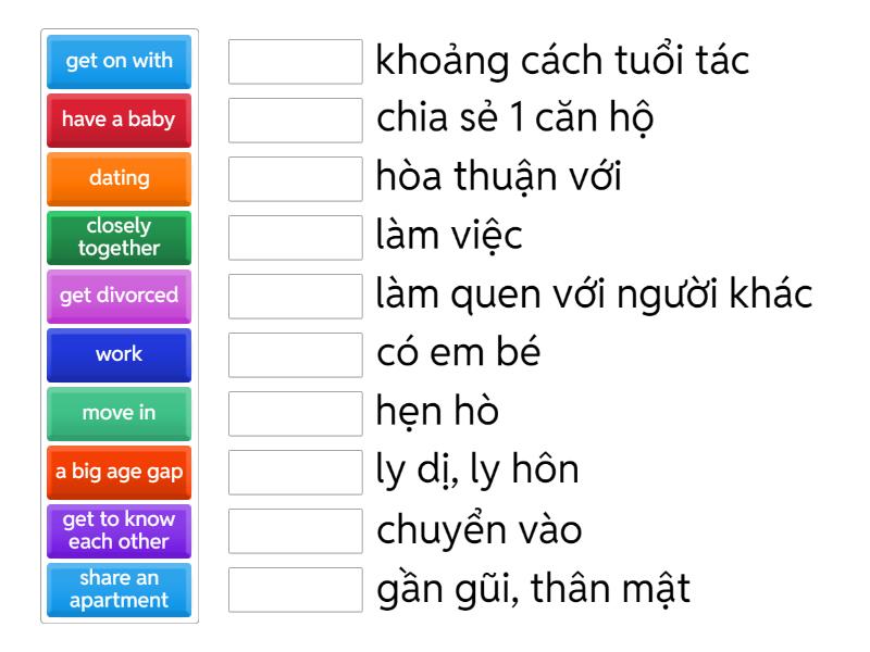 U6_Relationships Words - Match up