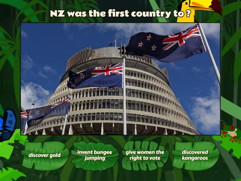 NZ facts! - Cuestionario