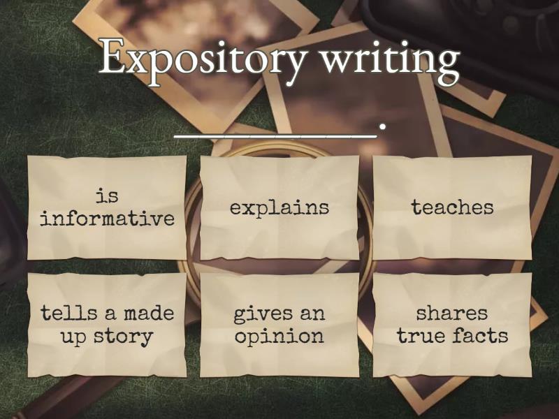 Module 4 Expository Writing - Quiz