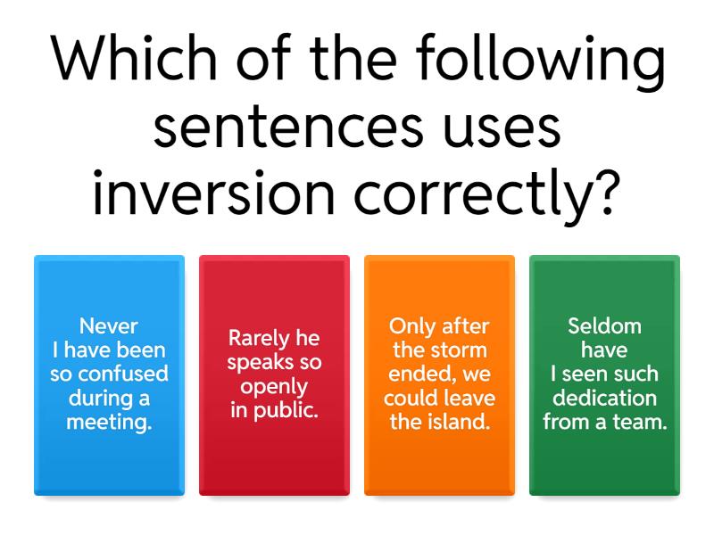 INVERSIONES 1 - Quiz